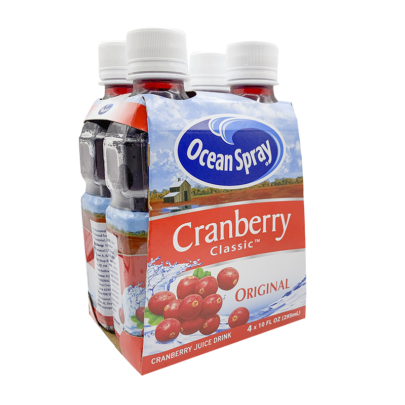 優鮮沛經典紅莓汁 4 X 295ML