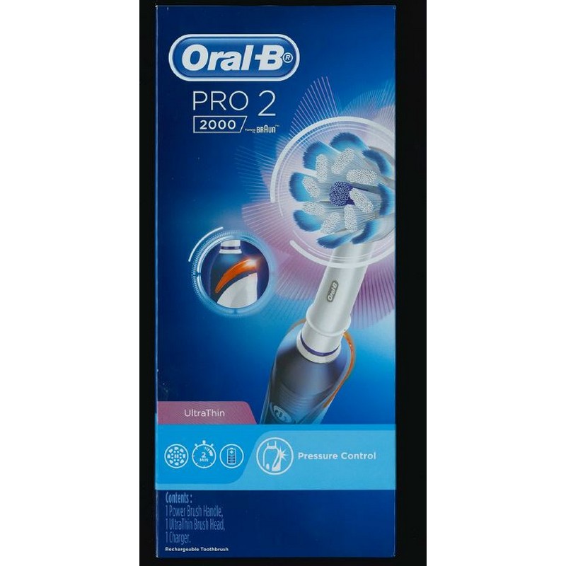 ORAL B P2000充電牙刷藍色 1 PC
