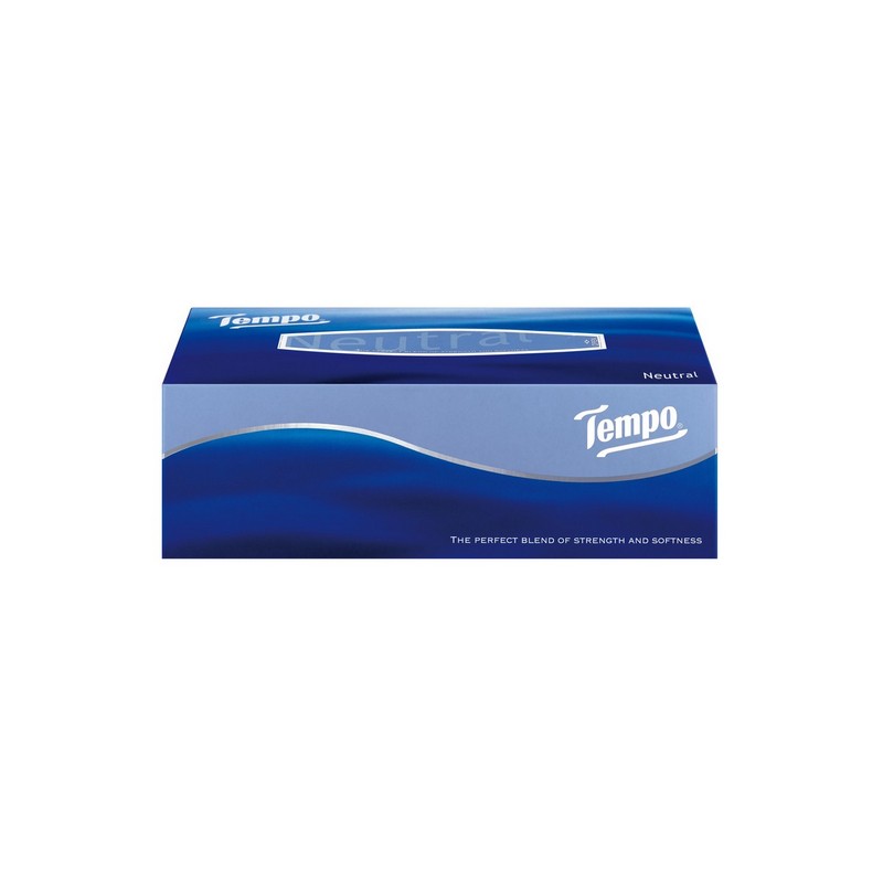 Tempo Facial Tissue Box Neutral 4BX(Packaging may vary)