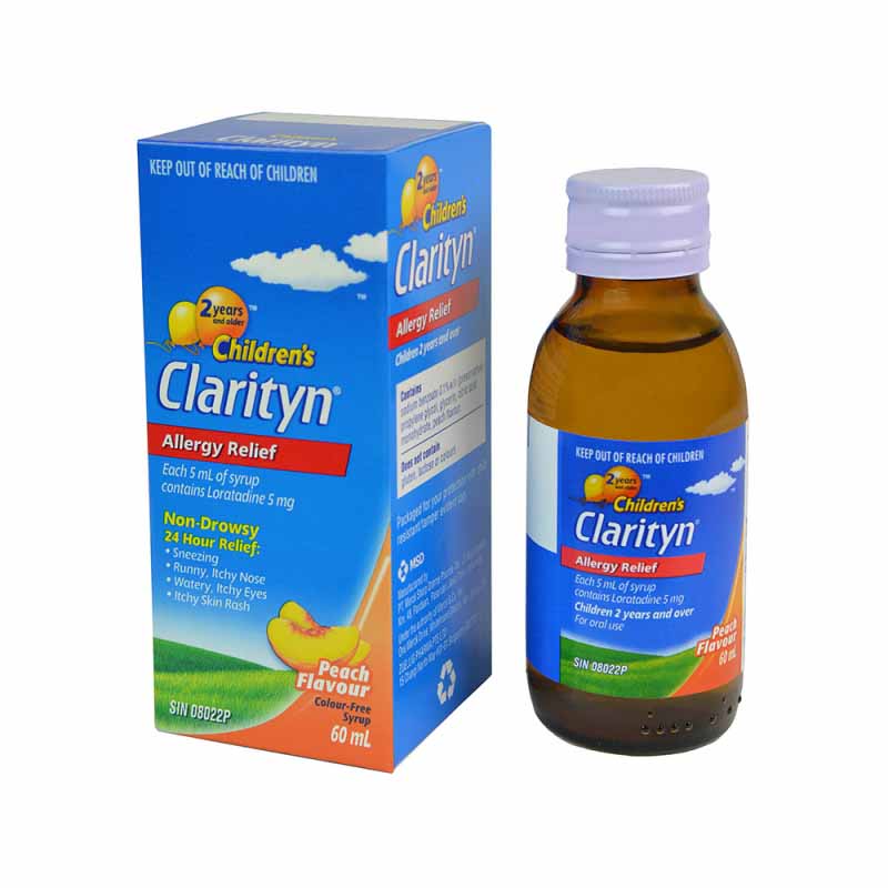 CLARITYN PEACH SYRUP 60ML
