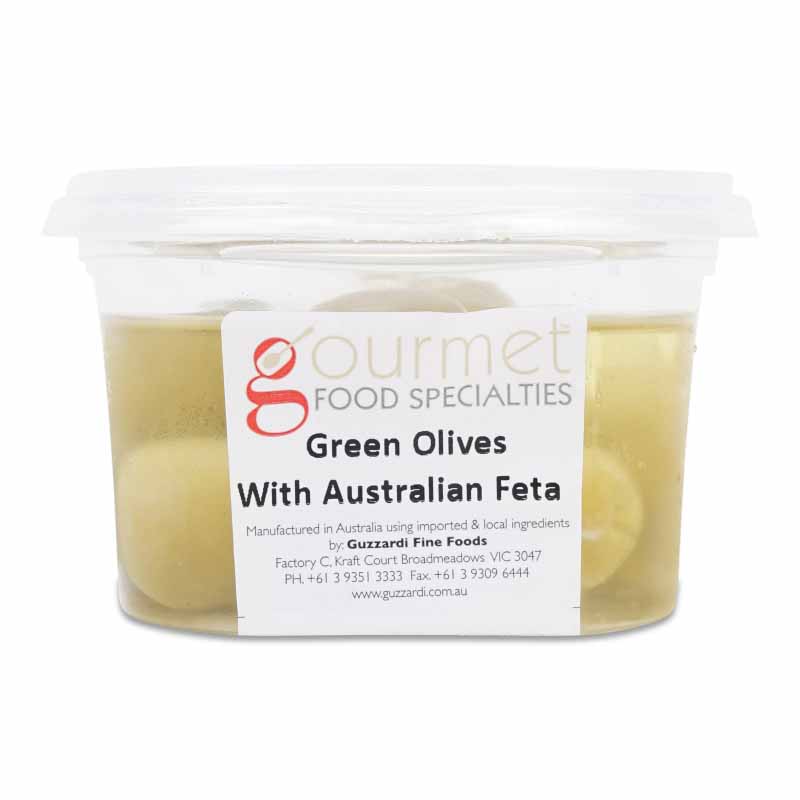 GREEN OLIVE FETA 150GM