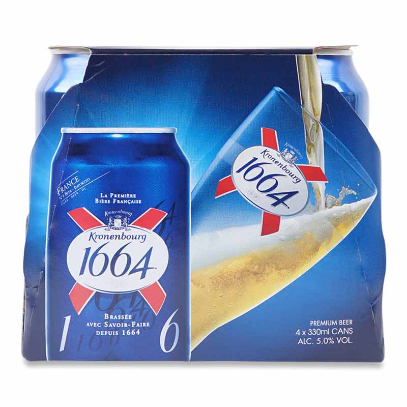Kronenbourg 1664 Can 4X330Ml