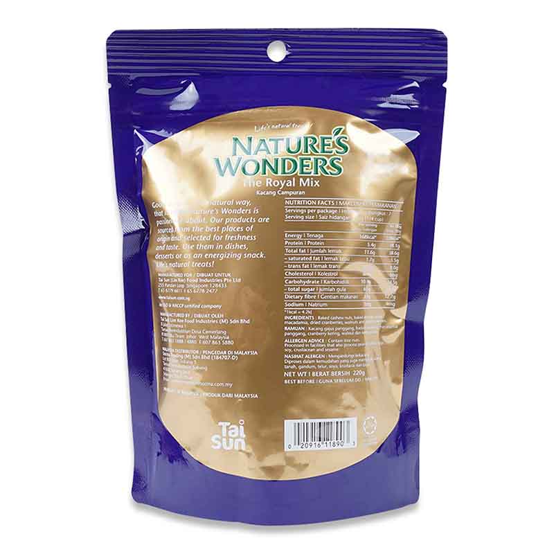 Nature's Wonders Royal Mix 220g