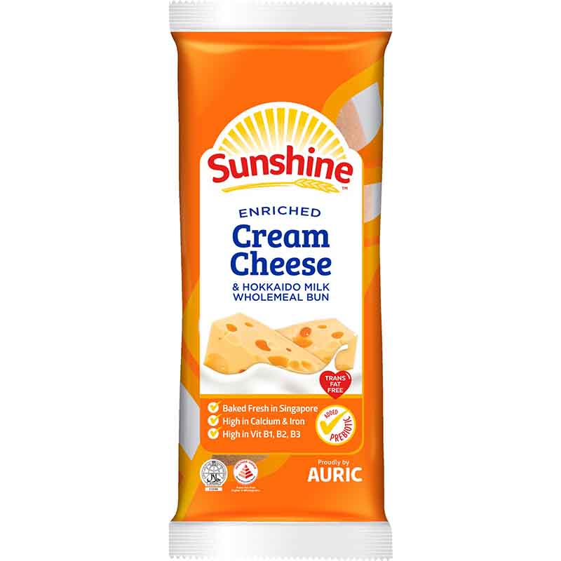 Sunshine Cheese Milk Cream Bun, 65g