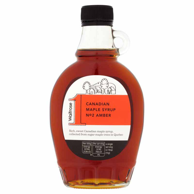 Waitrose 1 Canadian Maple Syrup No2 330G