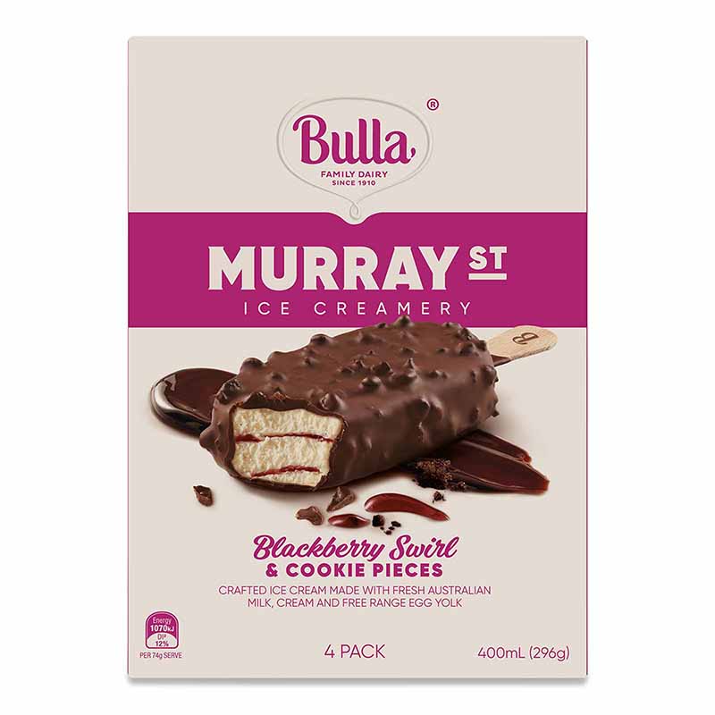 Bulla Murray Street Ice Cream Multi Pack 400ML