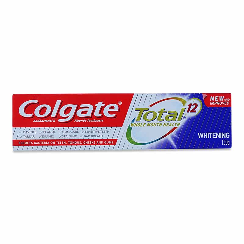 Colgate Toothpaste Total 12 Gel Professional Whitening, 150g