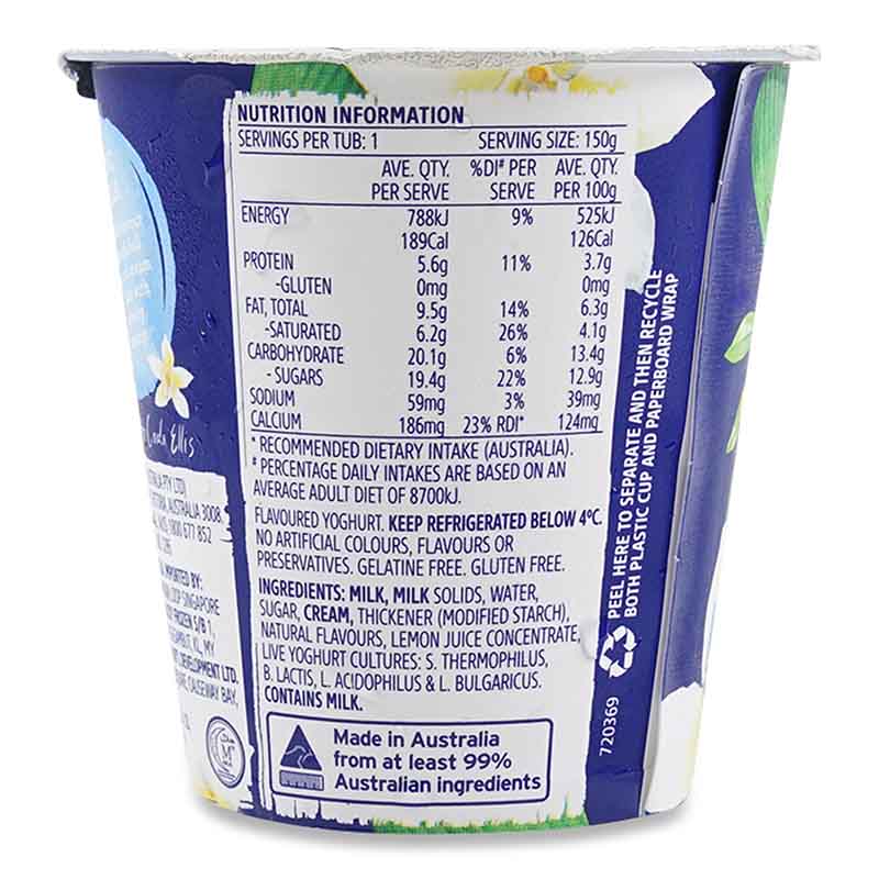 Dairy Farmers Yoghurt Thick & Creamy Classic Vanilla 150g