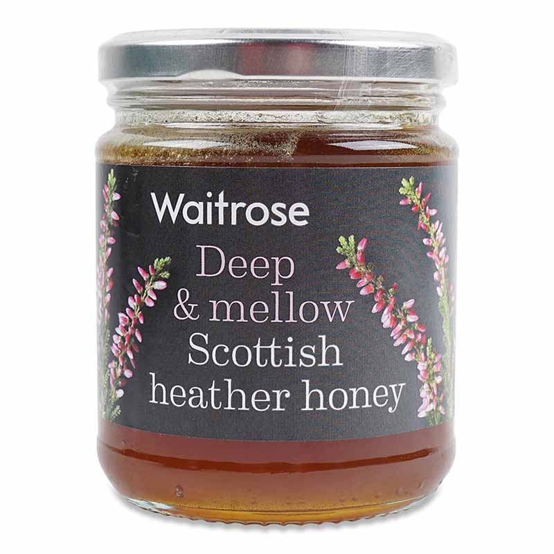 Waitrose Honey Scottish Heather 340G