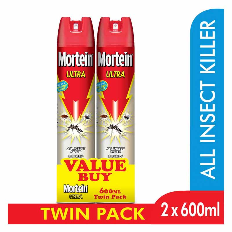 Mortein Ultra Odourless All Insect Killer 2sX600ml