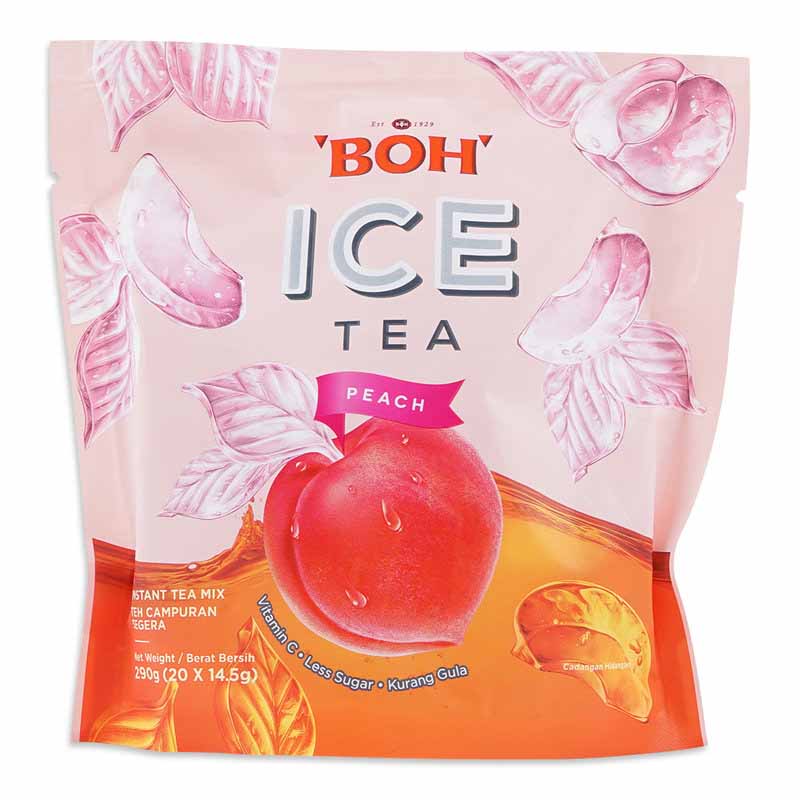 HALAL BOH ICE TEA PEACH 20SX14.5G