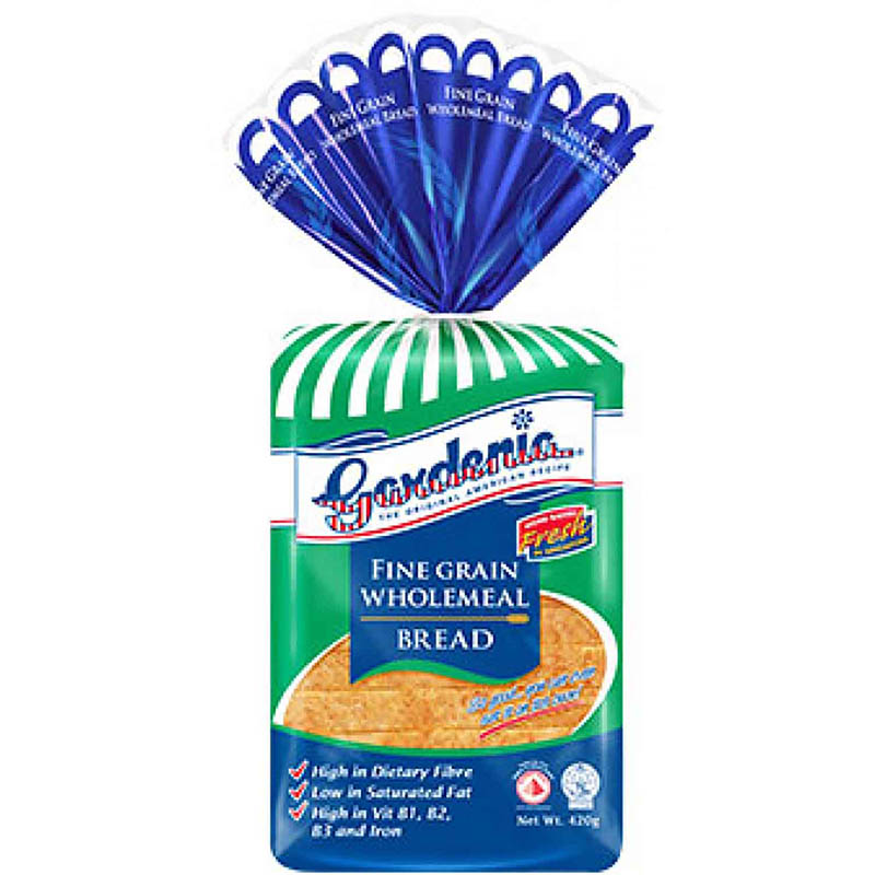 Gardenia Fine Grain Wholemeal Bread, 420g