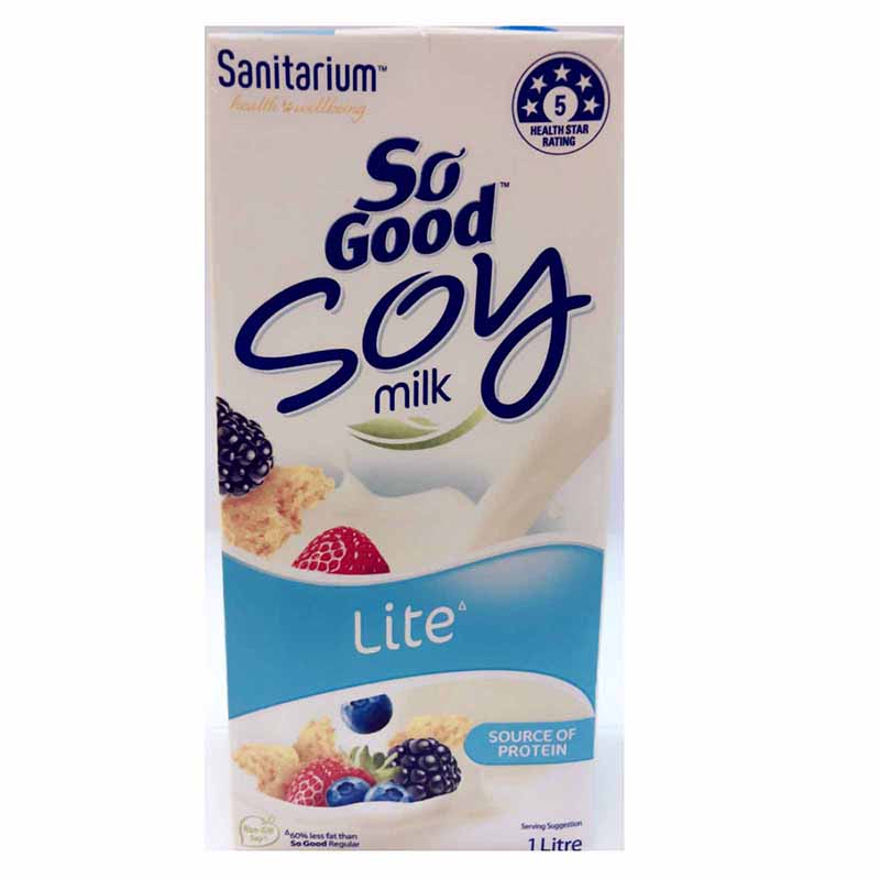 So Good Soy Milk Lite 1L