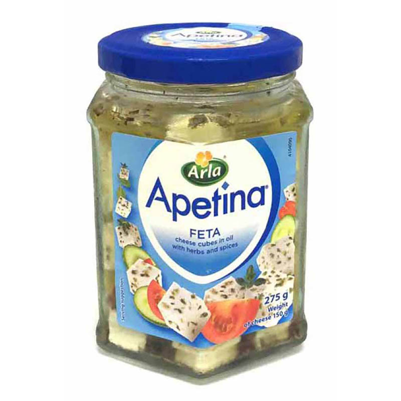 Arla Apetina Feta With Herb & Spices White Cheese Cubes 275g