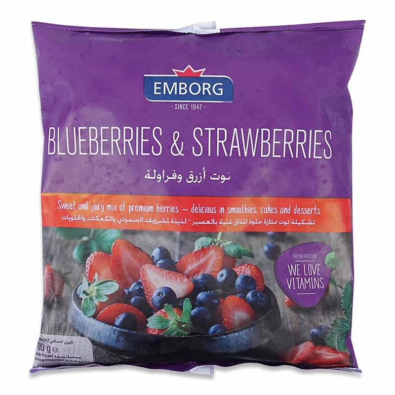 Emborg Blueberries & Strawberries 400g