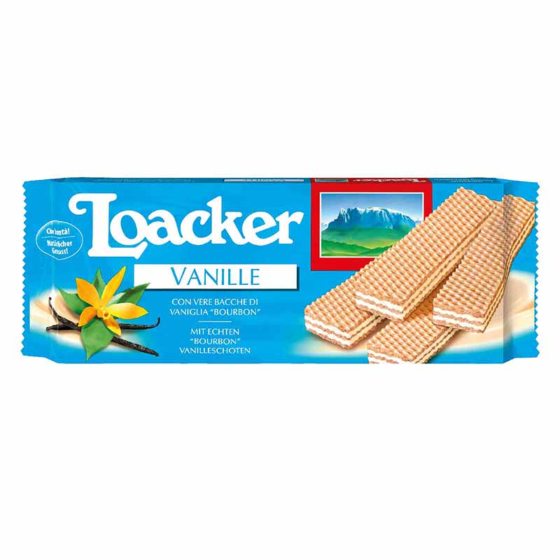 Loacker Wafer Vanilla, 175g