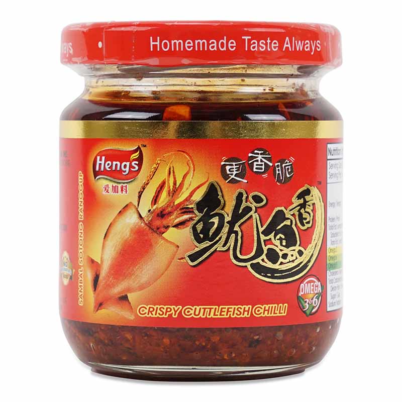 Heng's Crispy Cuttlefish Chilli, 180g