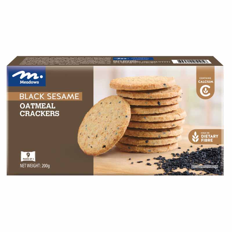 Meadows Sesame Oat Biscuits 200g