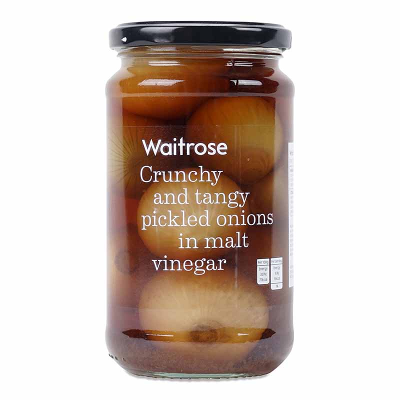 Waitrose Onion Pickled Malt Vinegar 454G