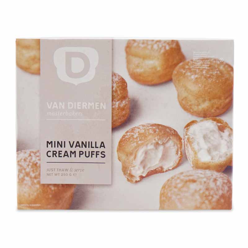 Van Diermen Mini Vanilla Cream Puffs