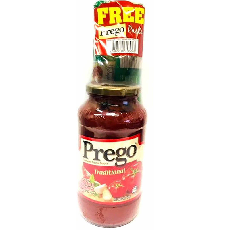 HALAL PREGO TRADITIONAL BW PASTA 1180G