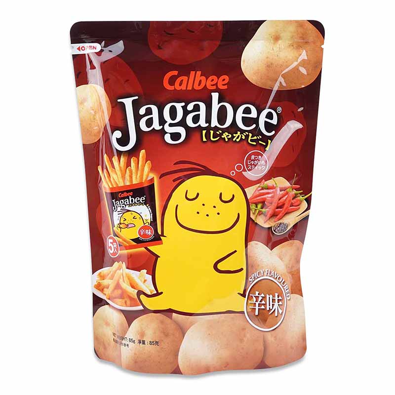 Calbee Jagabee Spicy Pouch 5s X 85g