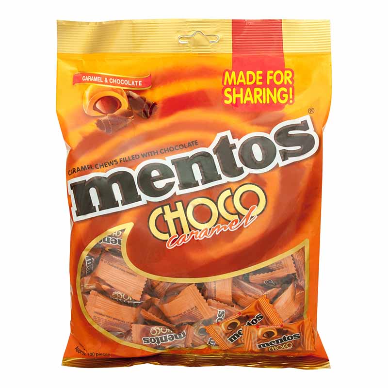 Mentos Choco Caramel Bag 100S