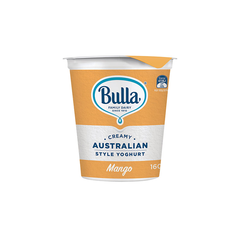 Bulla Australia Yoghurt Mango 160G