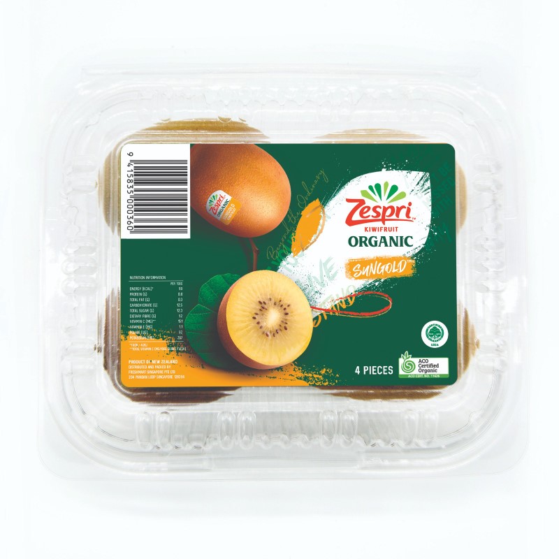 Organic gold Kiwifruit Zespri, 4s
