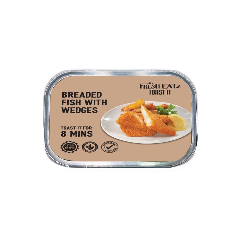 Fresh Eatz Breaded Fish And Chips 400G