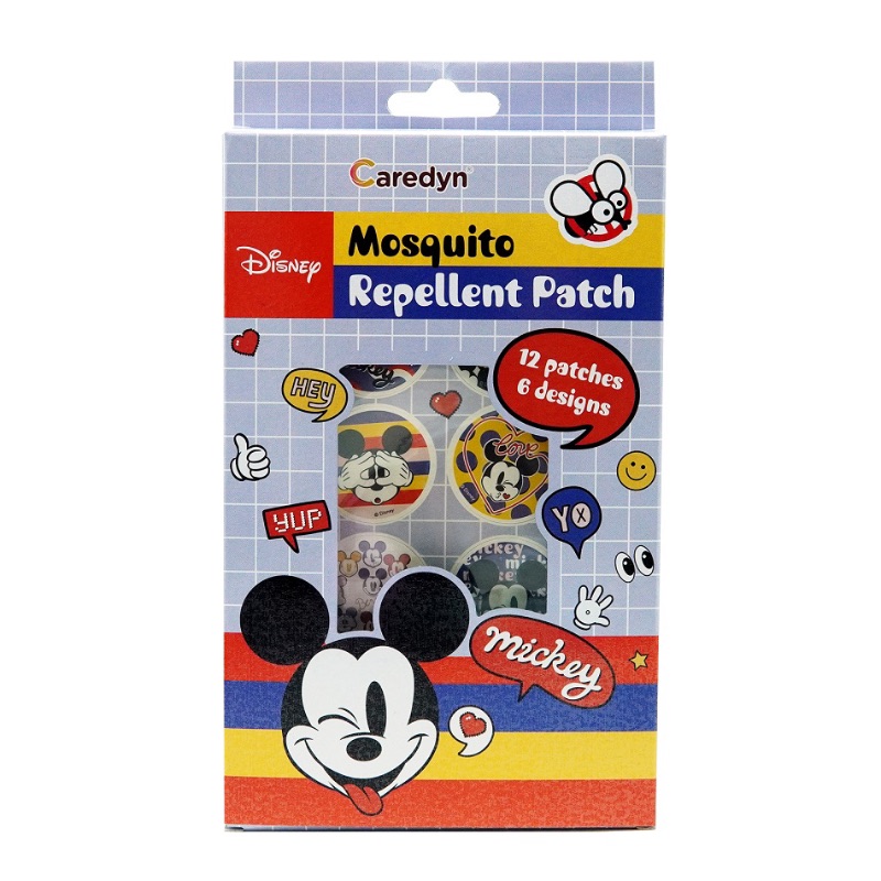 Caredyn Disney Mickey Thing Mosquito Repellent Patch 12s
