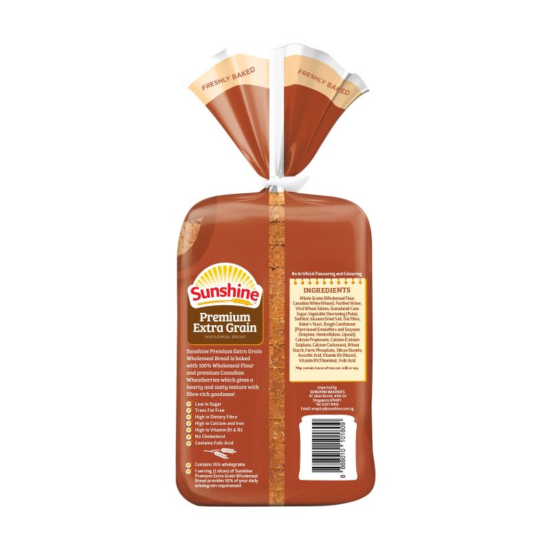 Sunshine Premium Extra Grain Wholemeal Bread, 550g