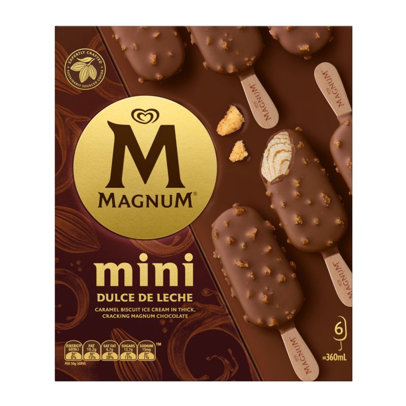 Magnum Mini Dulce De Leche Ice Cream 360ml