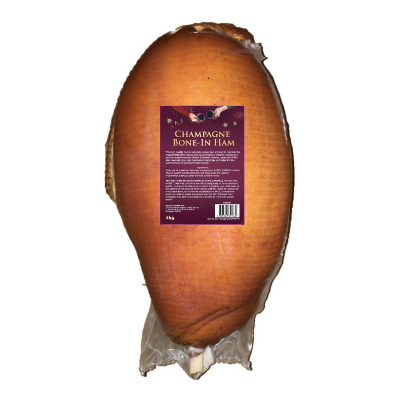 Champagne Bone-In Ham 4Kg