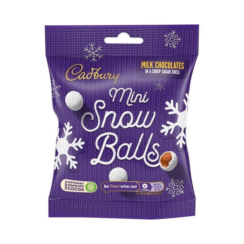 CADBURY MINI SNOWBALLS 80 GM