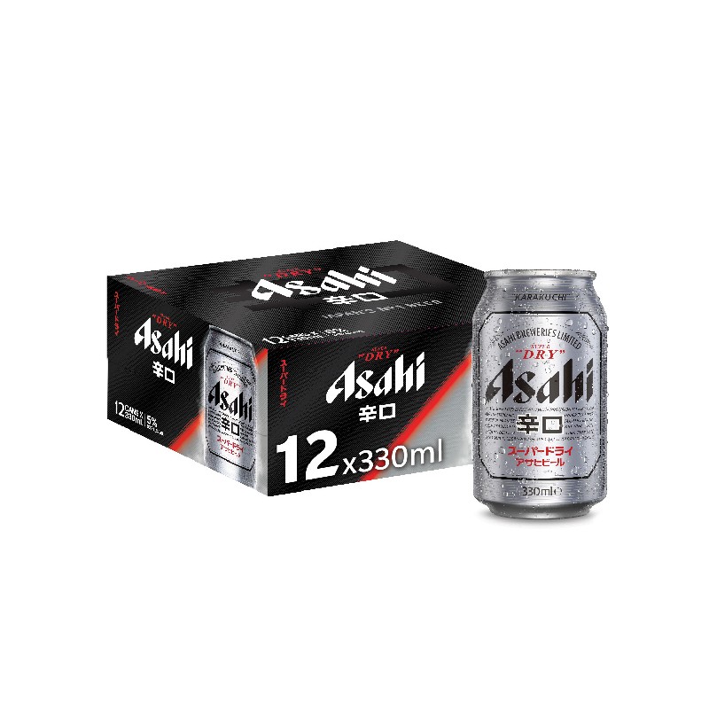 Asahi Super Dry Can 12s x 330ML