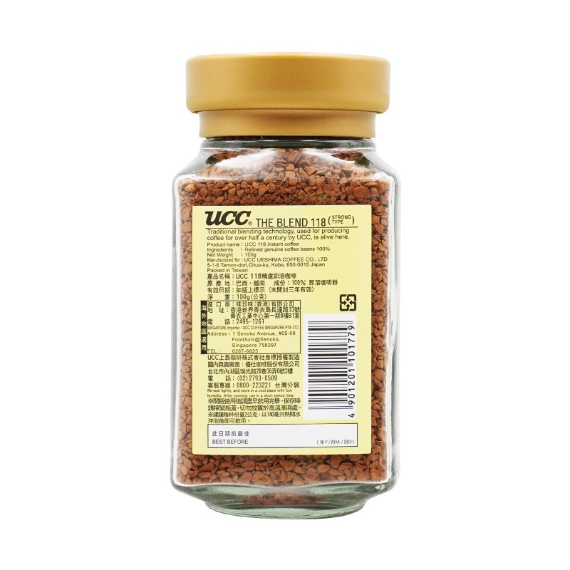 UCC 118香濃咖啡 100GM