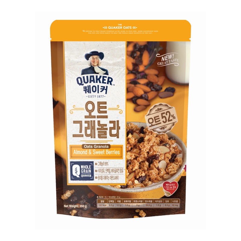 Quaker Granola Almond Sweet Berries 350g