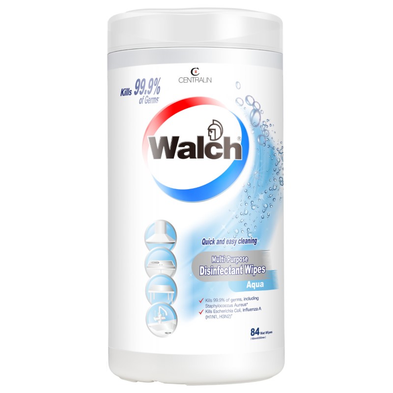 Walch Disinfectant Wipes Aqua 84s