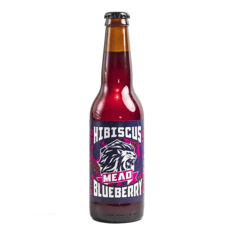 Lion City Mead Hibiscus Blue Berry Bottle, 330ml