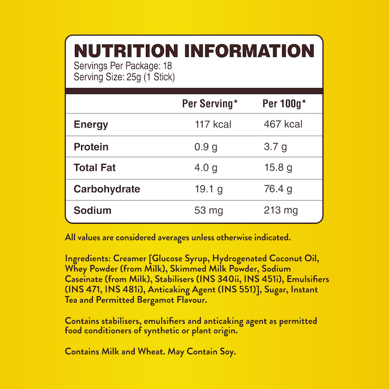 Super 3In1 Instant Milk Tea - Earl Grey 18s X 25g