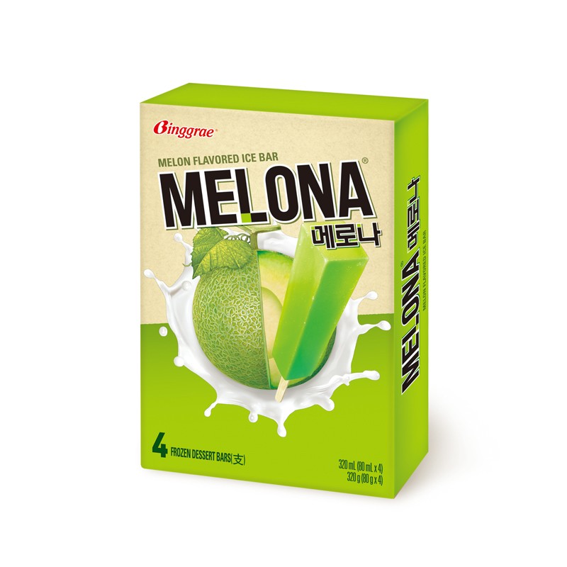 Melona Melon Ice Bars 4PC