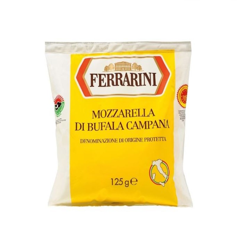 Ferrarini Mozzarella Bufala Pkt(Sc) 125G