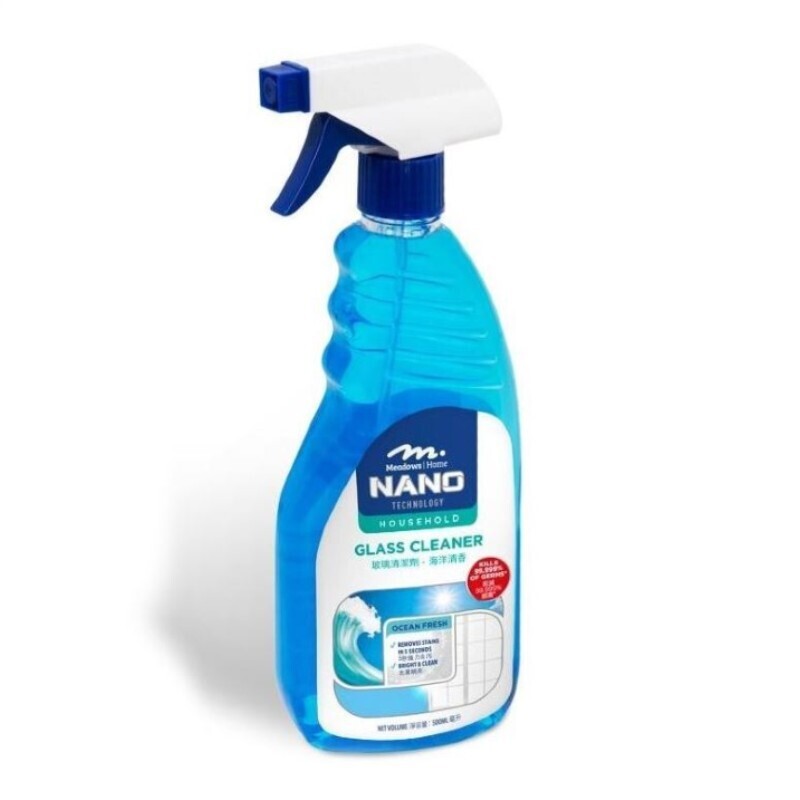 Meadows Essential Glass Cleaner Regular with Refill 500ML