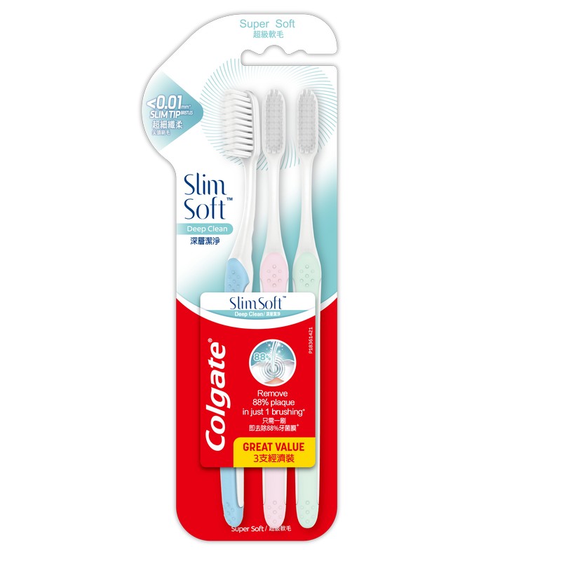 COLGATE SLIM SOFT CH SOFT 3 PC