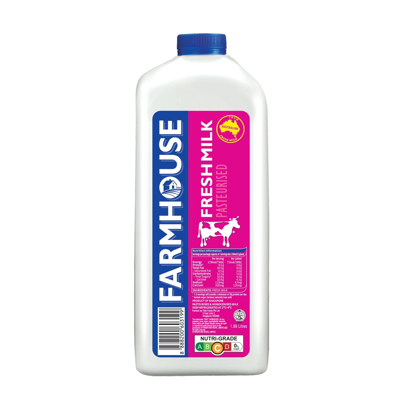 Farmhouse Fresh Milk, 2L