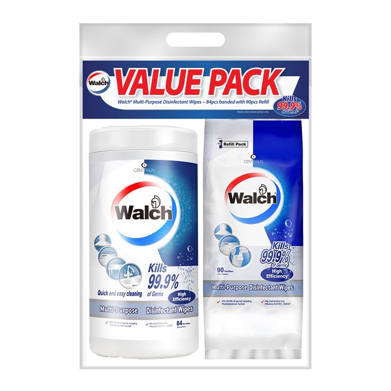 Walch Disinfectant Wipes Value Pack (84S+90S)