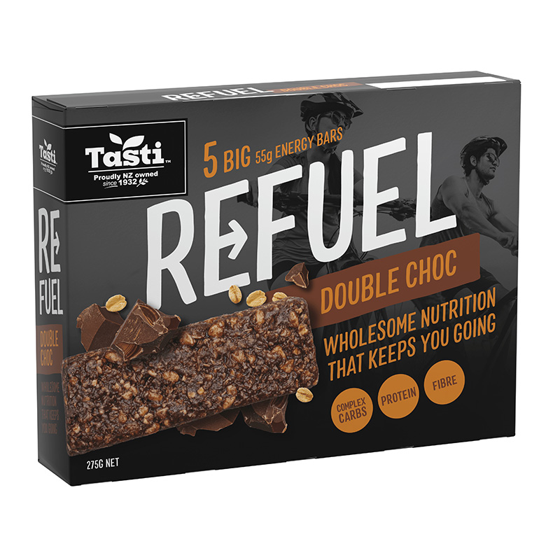 Tasti Refuel Energy Bar Double Chocolate, 275g