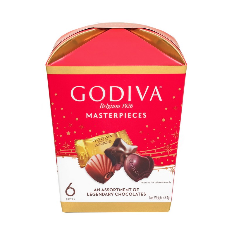GODIVA MASTERPC綜合巧克力6顆裝 43.4 GM