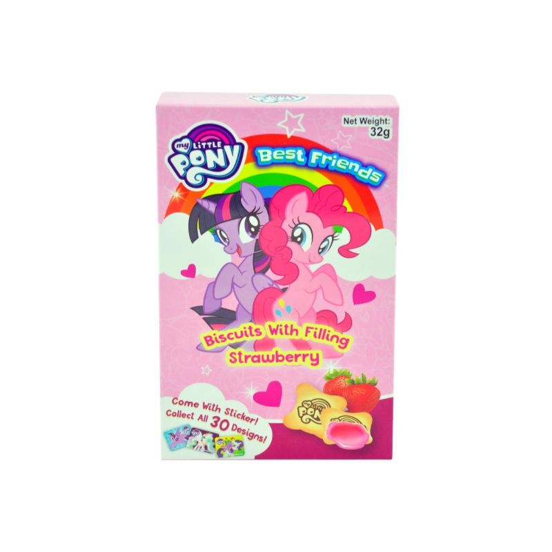 My Little Pony Biscuits Filling Strawberry 32G
